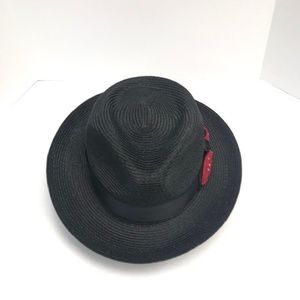 Steven Land | Accessories | Mens Steven Land Black Red Fedora Hat Size ...